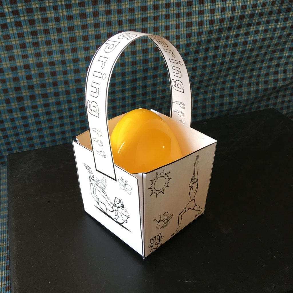 Easter Basket Kid's Yoga Lesson Plan for Spring Theme - Young Yoga Masters