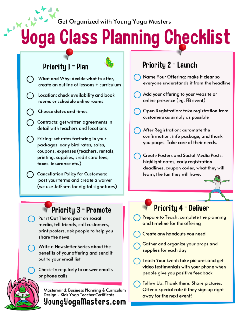 Essentials Checklist to Plan for Spring Break Camps or Classes